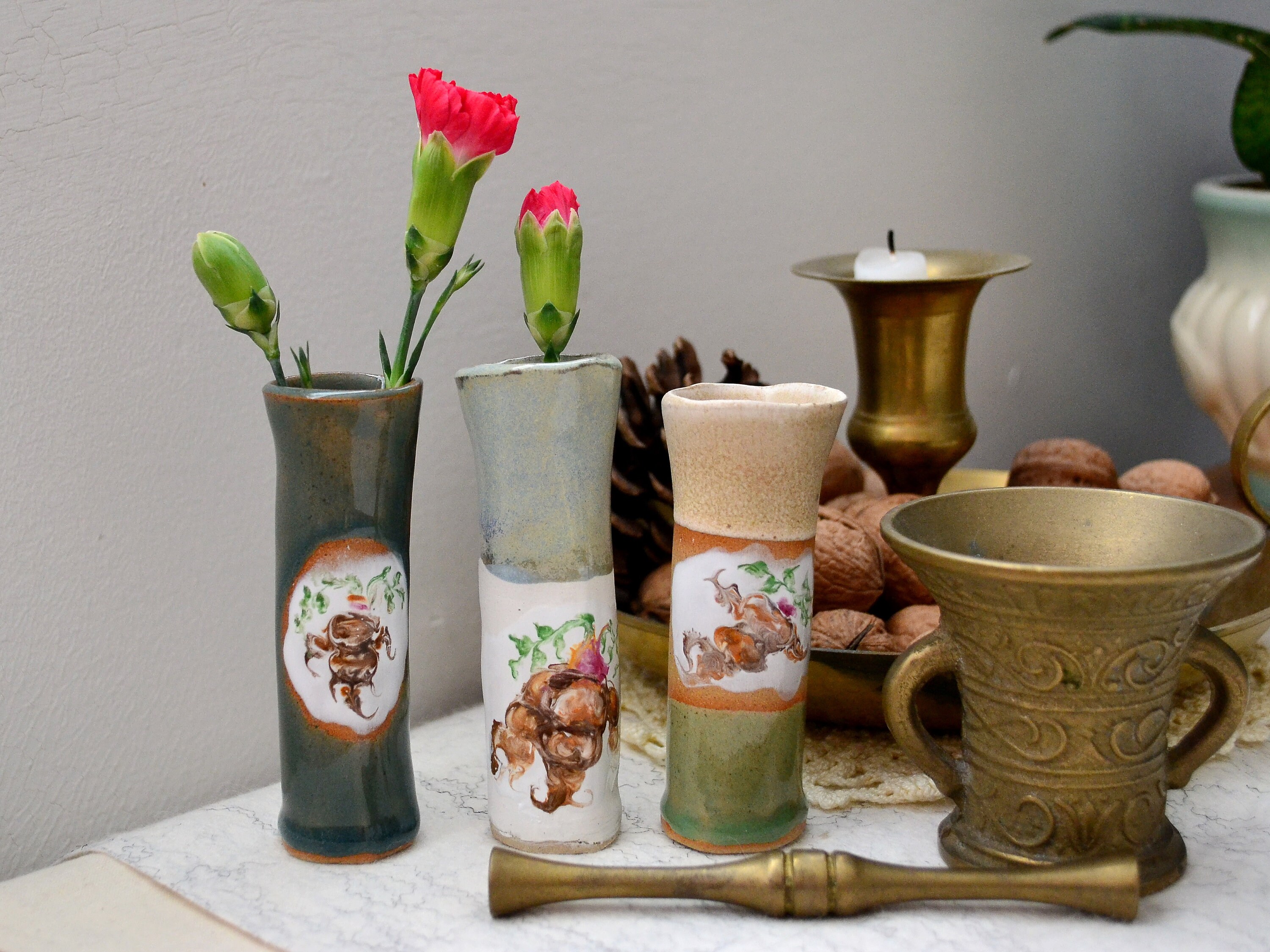 Mandragora Bud Vase Mandrake Ornament Mandrake Decor Herb - Etsy