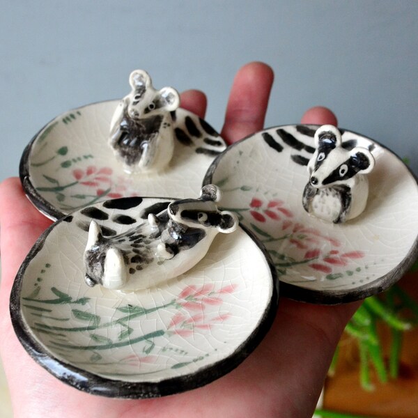 Ceramic Badger - Etsy