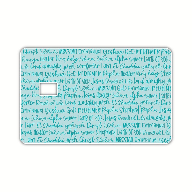 Debit Card Sticker pk 1 Debit Card Skin, Sticker, Christian Sticker ...