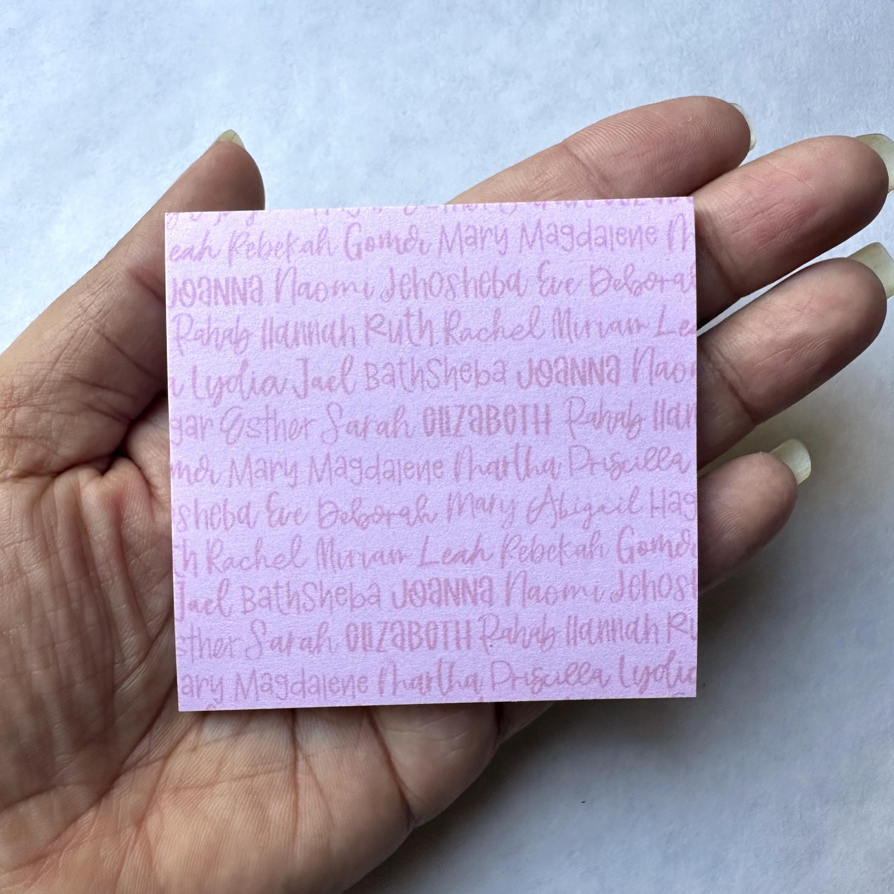 Women of the Bible Sticky Notes, Post-it, Office, Stationary, Christian ...
