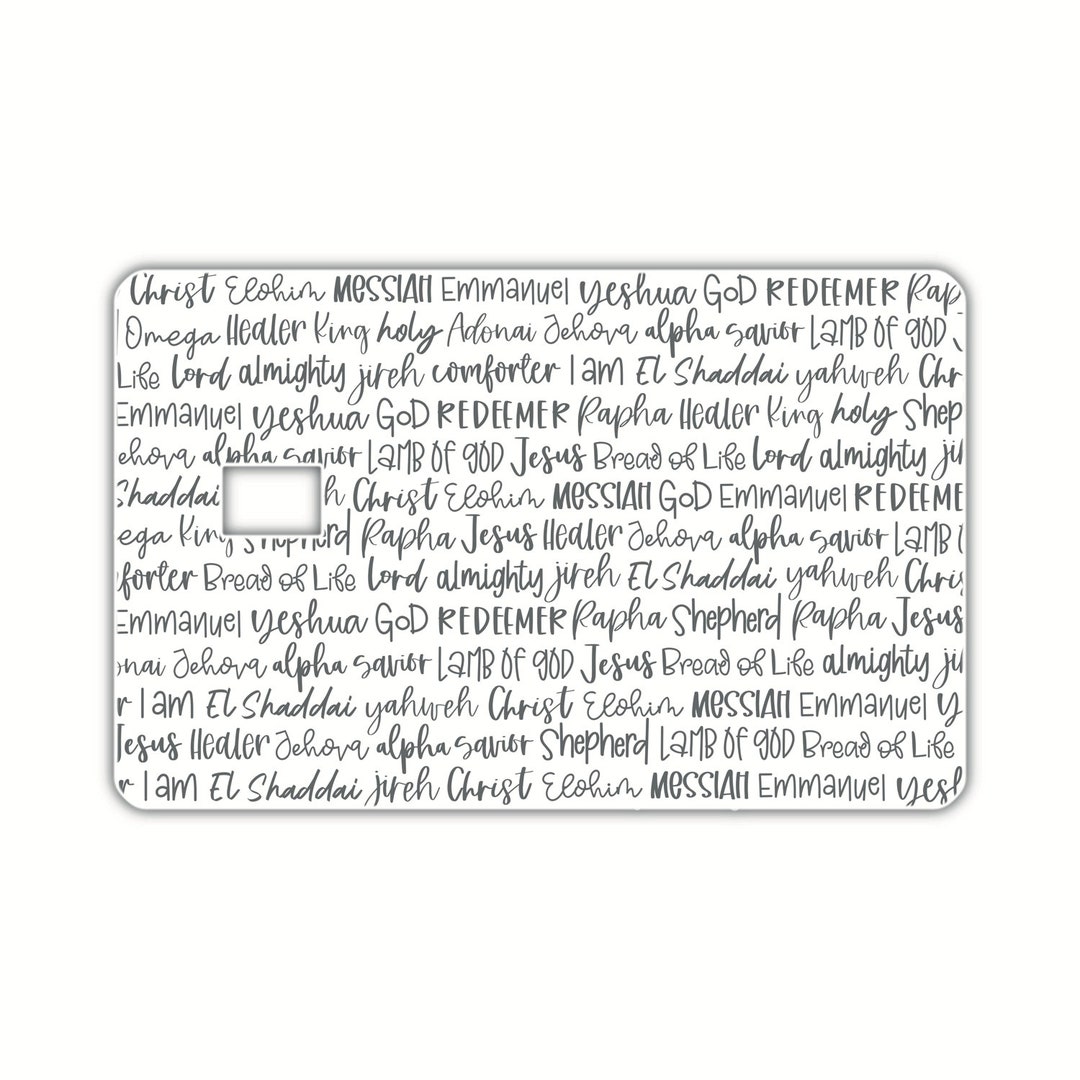 Debit Card Sticker pk 1 Debit Card Skin, Sticker, Christian Sticker ...