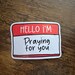 Hello I'm Praying for You - Sticker, Christian Sticker, Religious ...