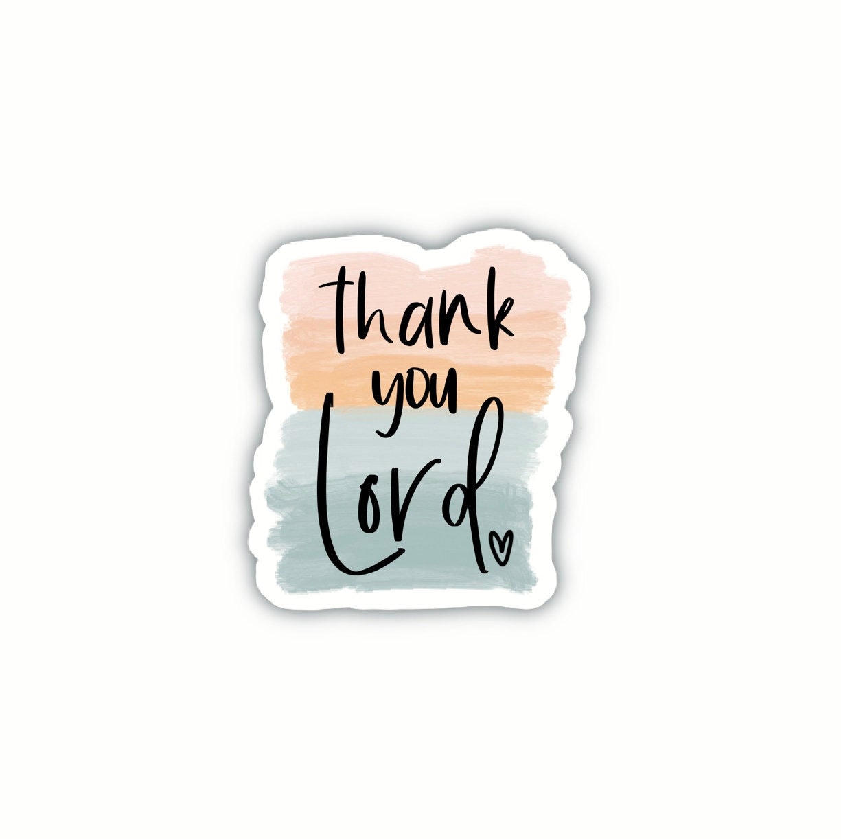 Thank You Lord Sticker, Christian Sticker, Faith Sticker, Laptop ...