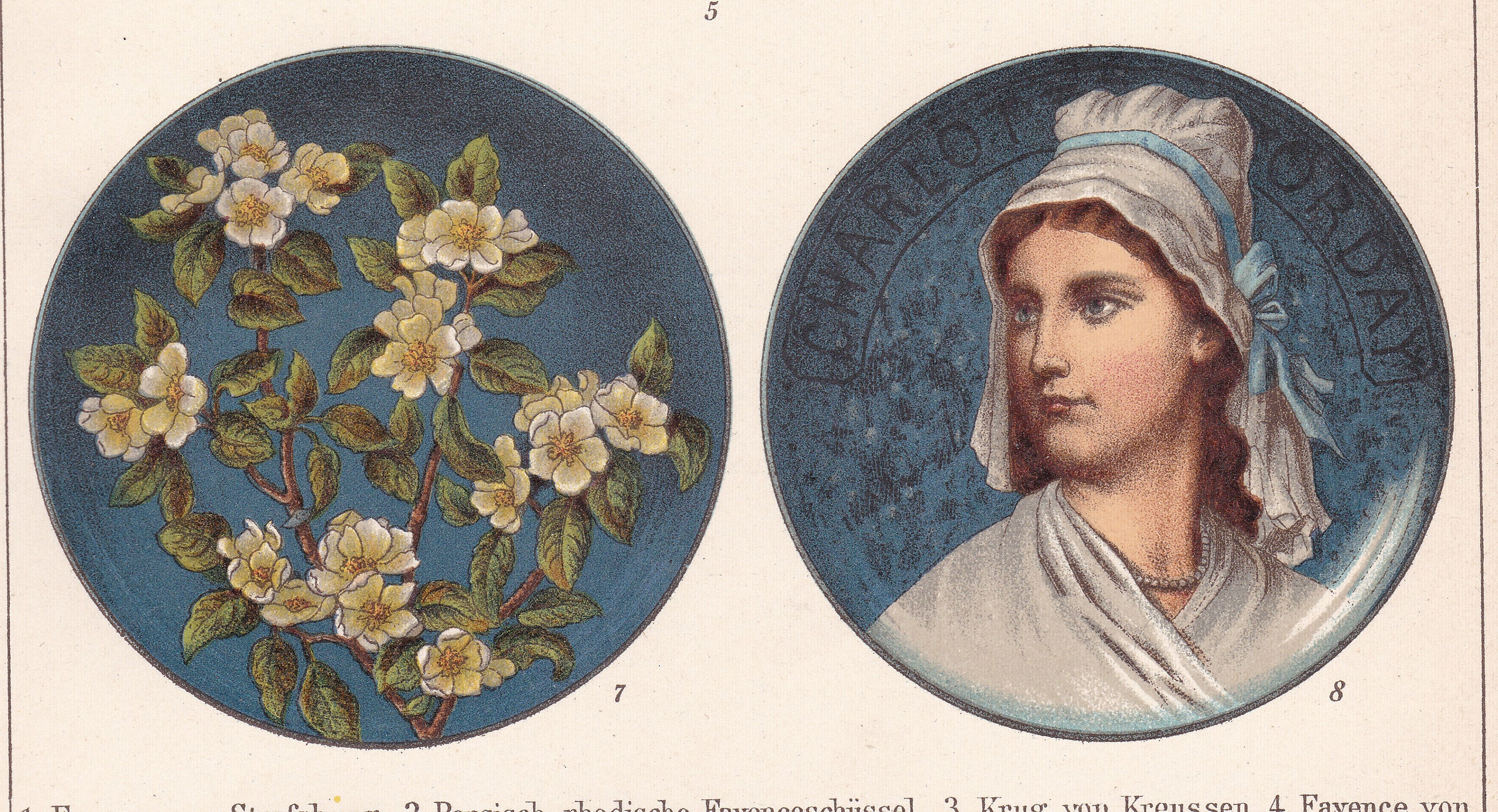 1894 FAIENCE POTTERY Tin-glazed Pottery, Delft, Rouen, Hirshvogel ...