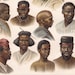 1890 AFRICA PEOPLE 15 Different Types Lithograph Print More - Etsy