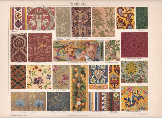 1895 ART of WEAVING GOBELIN Tissue from 5th till 18th Century | Etsy