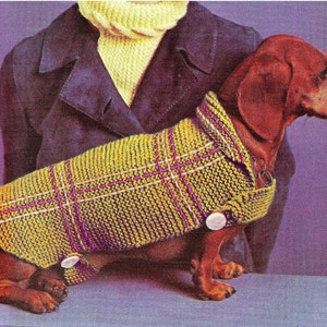 PDF Dog Blanket Coat Knitting Pattern Instructions K13 PDF - Etsy
