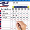 Printable Softball Lineup Card Softball Position Board Softball Coach ...
