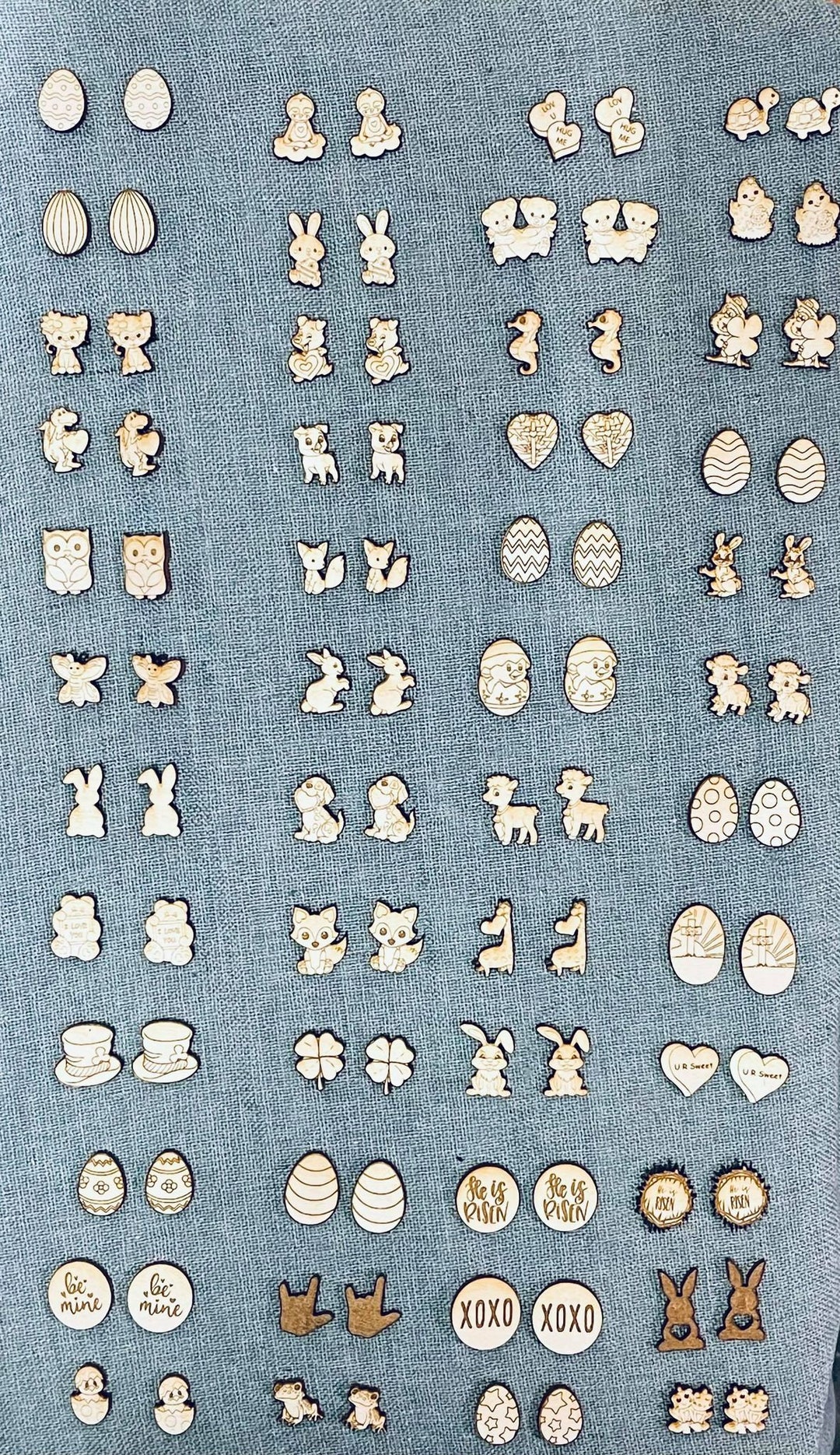 Flash Sale Earring Studs Laser and Engraving File Bundle Valentines, St ...