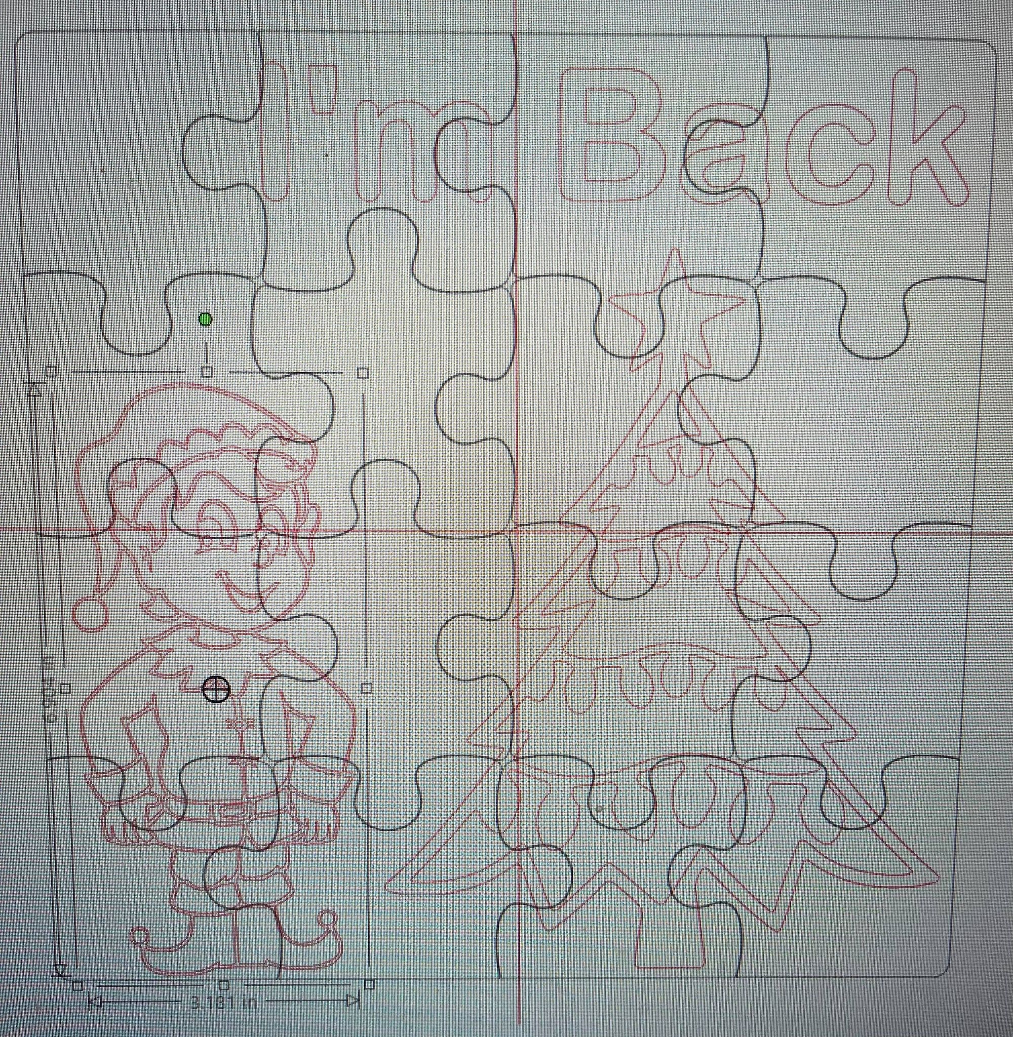 I'm Back Elf Puzzles Svg Glowforge - Etsy
