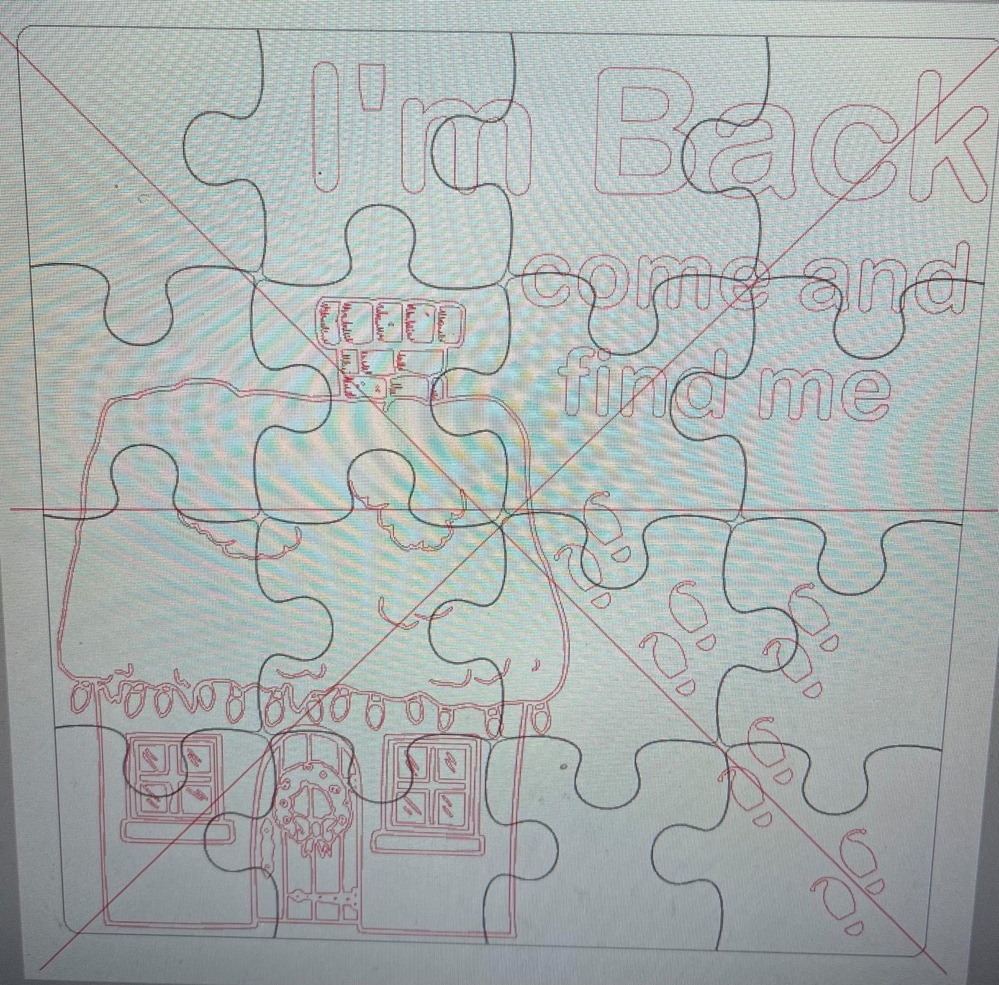I'm Back Elf Puzzles Svg Glowforge - Etsy