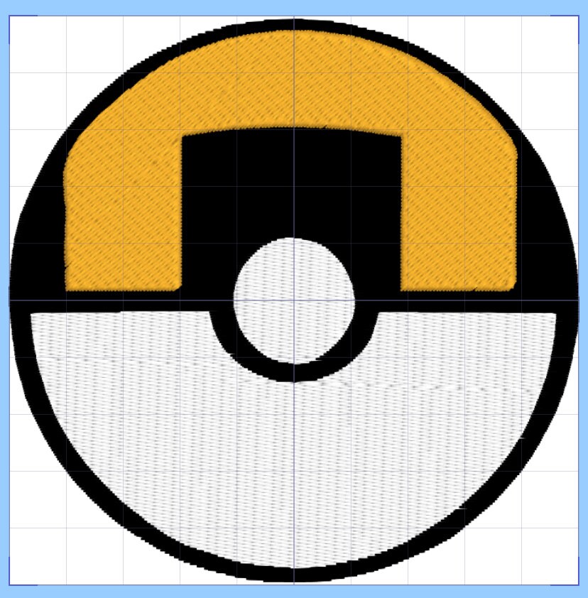 Ultra Ball Pixel Art Grid