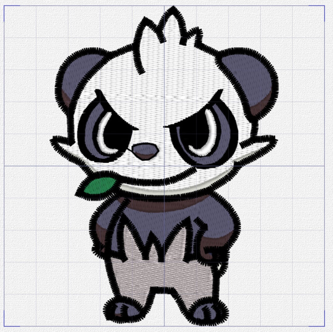 Pancham Pokemon Embroidery Design - Etsy Pancham Pokemon Embroidery Design - Etsy