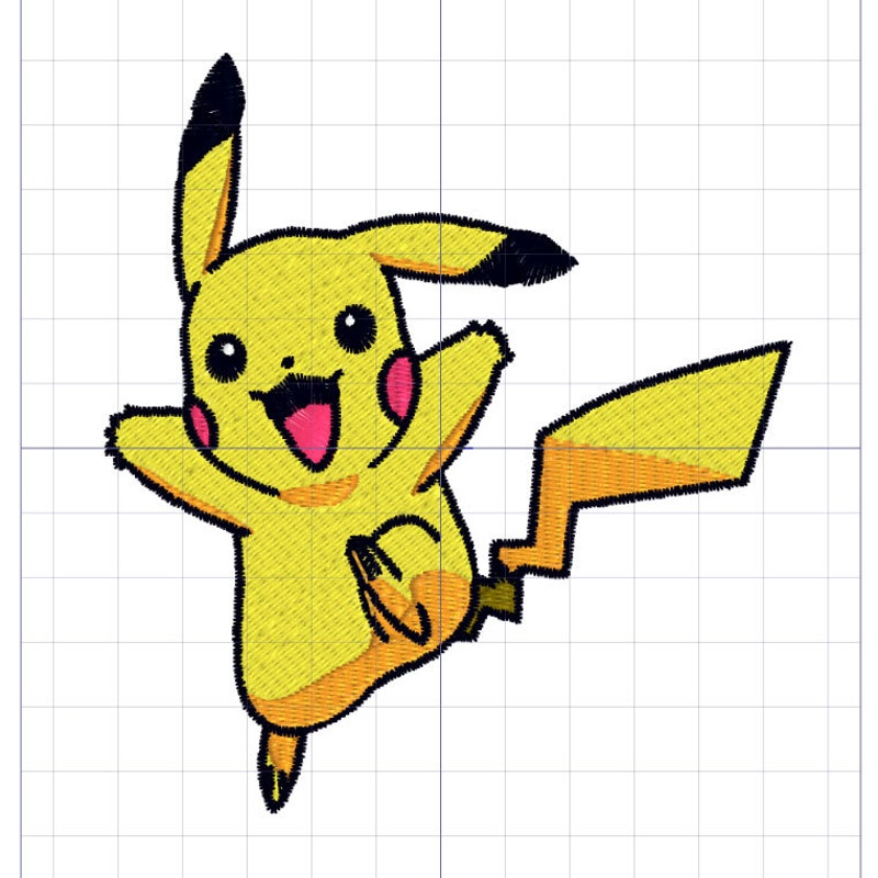 Pikachu Outline - Etsy
