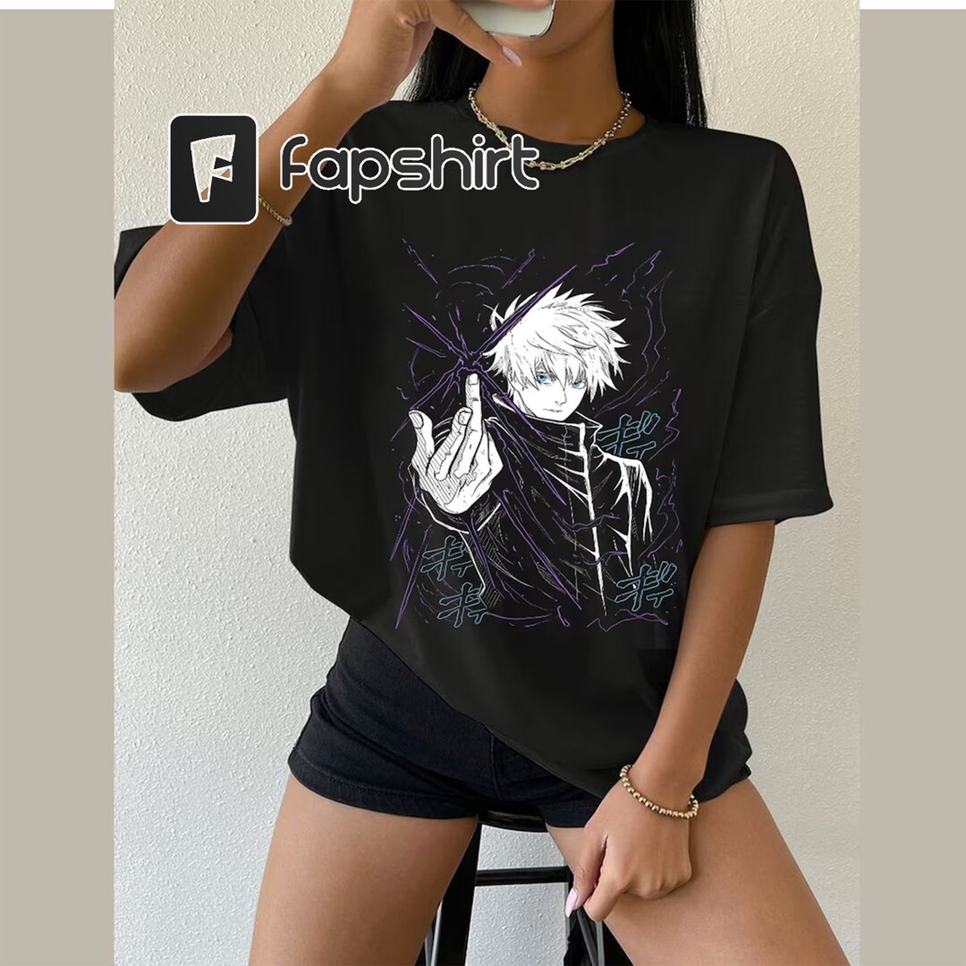 Gojo Satoru Anime Lover Gojo Shirt Satoru Shirt Cool Gojo - Etsy