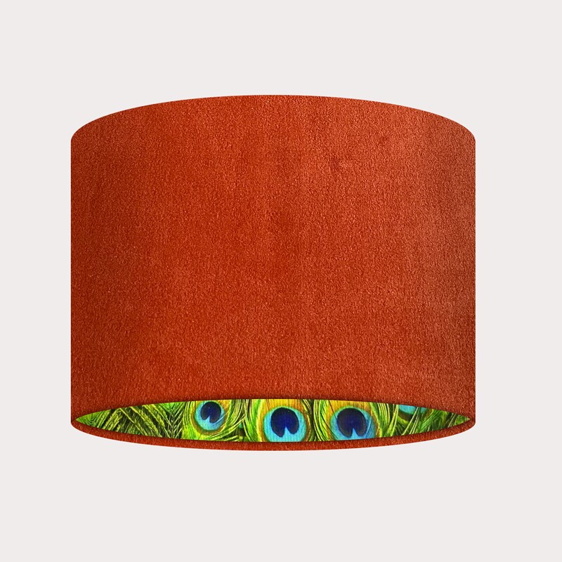 Orange Lamp Shade - Etsy UK