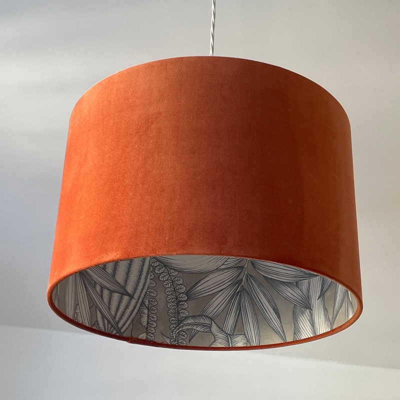 Orange Lamp Shade - Etsy UK