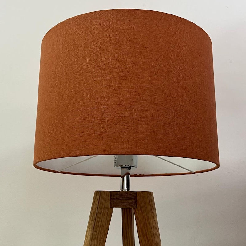 Rust Drum Lampshades - Etsy UK