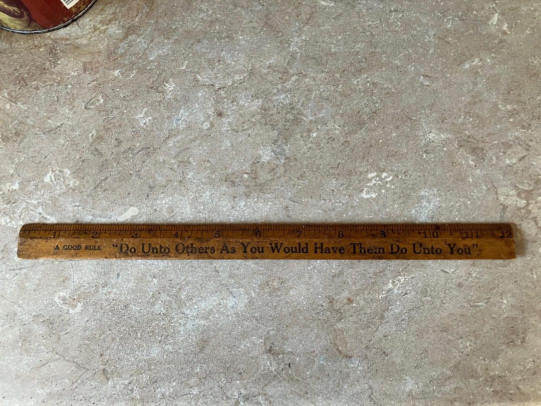 Vintage Coca-cola Golden Rule Wooden 12" Ruler - Etsy