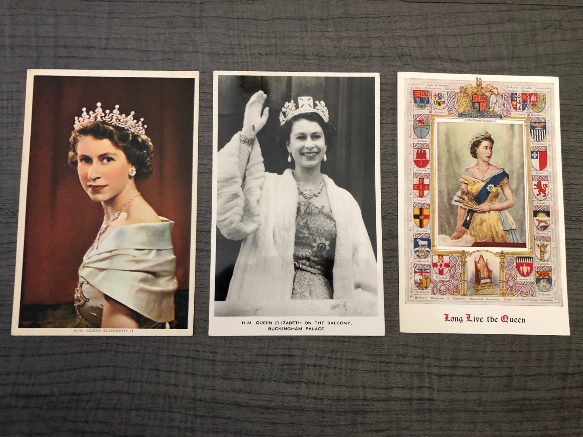 Lot of Three Vintage Queen Elizabeth II Postcards - Etsy