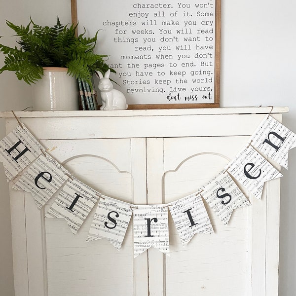 He is Risen Banner - Etsy