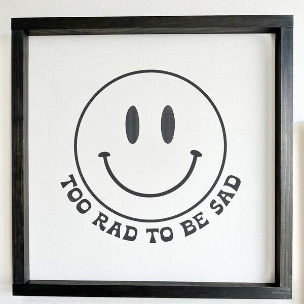 Smiley Face Wood Sign - Etsy
