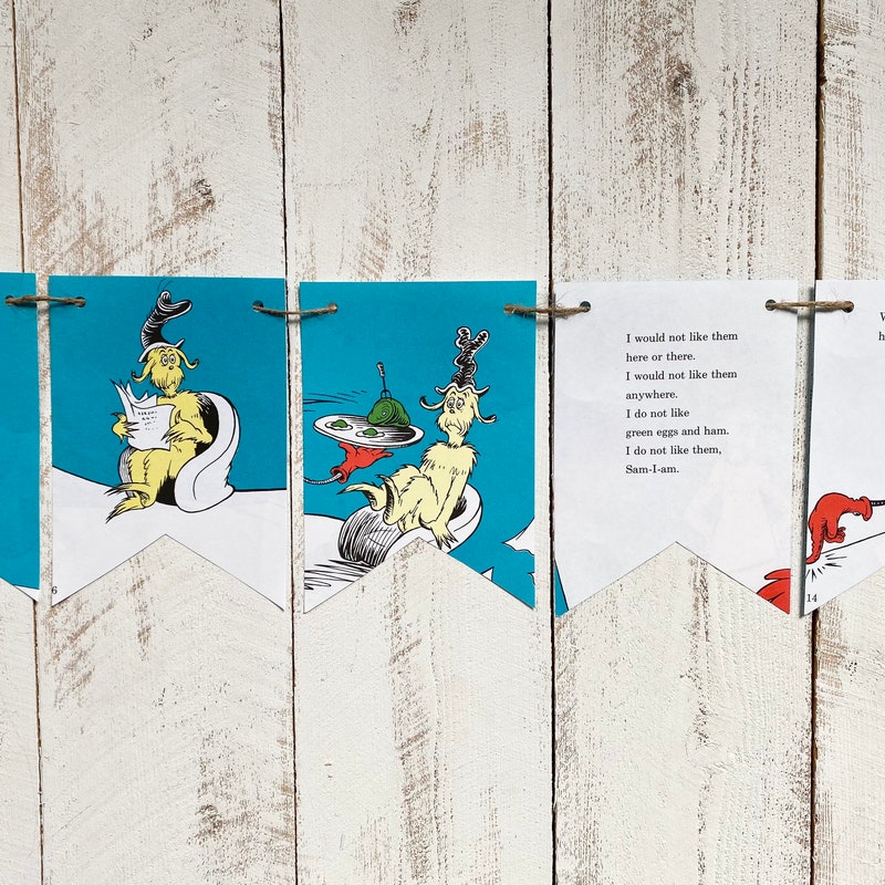 Dr Seuss Banner - Etsy
