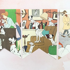101 DALMATIANS Book Page Banner Bunting Garland Decoration - Etsy