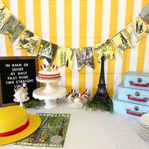 Madeline Book Page Banner Bunting Garland Decor Decoration Happy ...