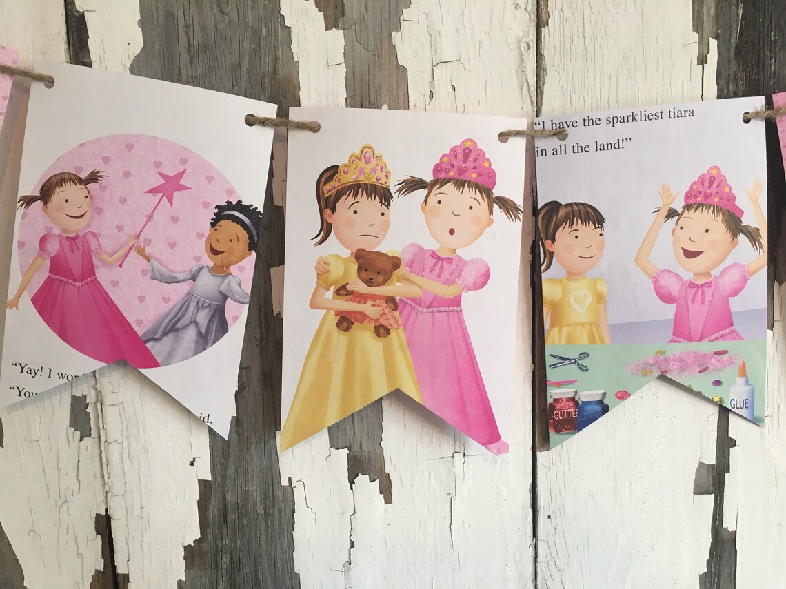 PINKALICIOUS Book Page Banner Bunting Garland Party Decoration - Etsy