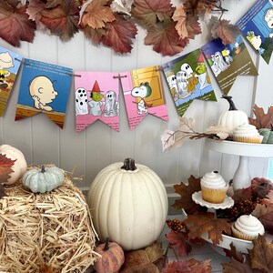 It’s the Great Pumpkin Charlie Brown Book Page Banner Fall Halloween ...
