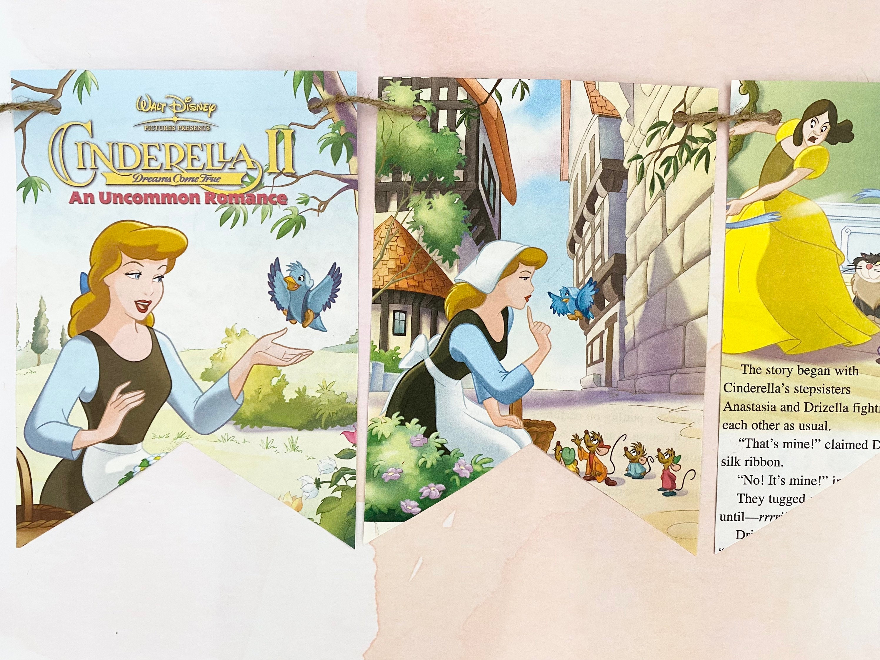Cinderella 2 an Uncommon Romance Book Page Banner Bunting - Etsy