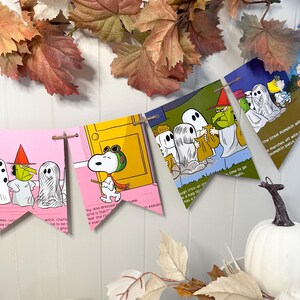 It’s the Great Pumpkin Charlie Brown Book Page Banner Fall Halloween ...