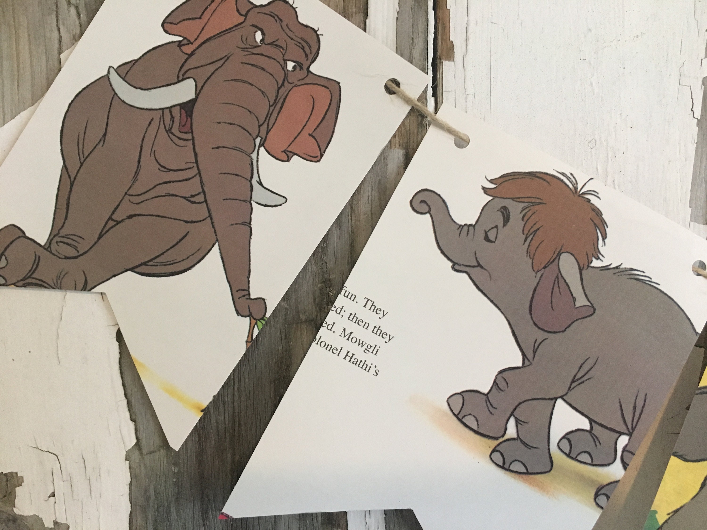 THE JUNGLE BOOK banner bunting garland party decoration | Etsy