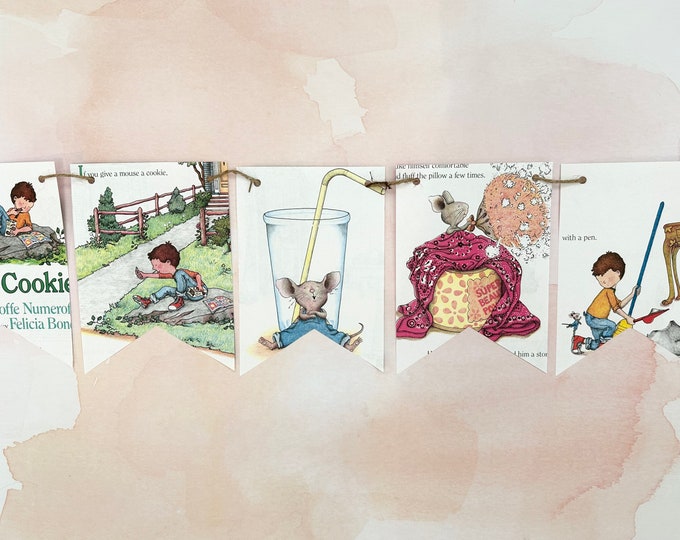 If You Give a Mouse a Cookie Book Page Banner Mouse to School Pig a ...