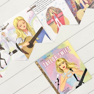 Taylor Swift Book Page Banner Bunting Garland Birthday Party Decor ...