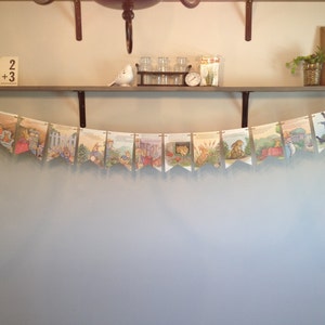 The Tale of PETER RABBIT Book Page Banner Bunting Garland Decoration - Etsy