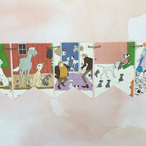 101 DALMATIANS Book Page Banner Bunting Garland Decoration - Etsy