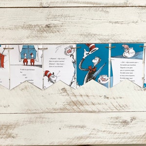 El Gato Ensombrerado Book Page Banner the Cat in the Hat Spanish ...
