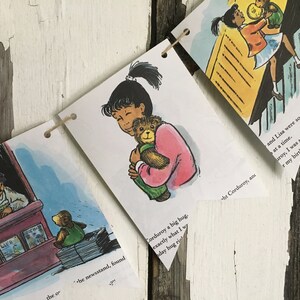 CORDUROY BEAR Book Page Banner Bunting Garland Decoration | Etsy