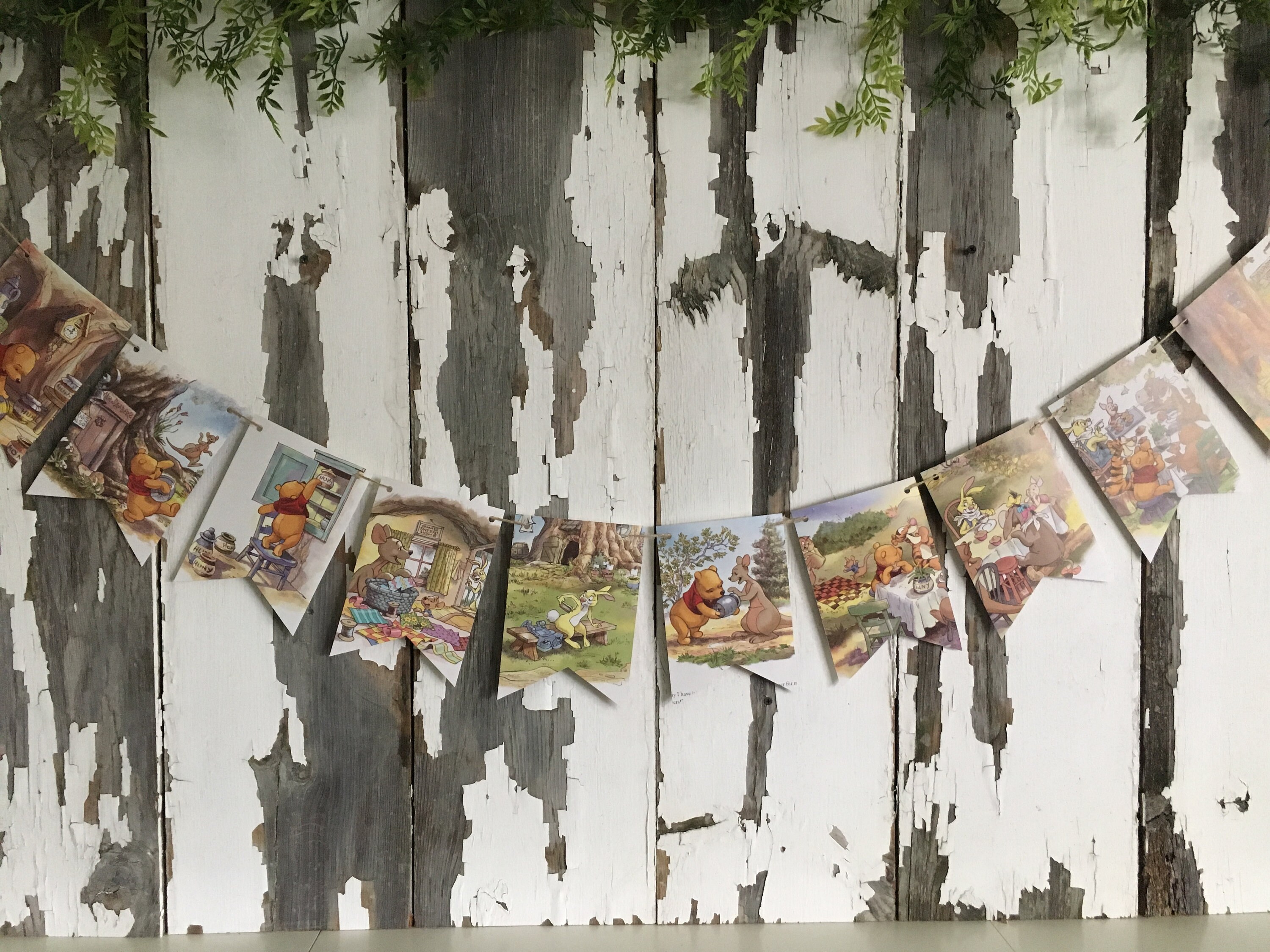 WINNIE the POOH Book Page Banner Garland Bunting Decoration | Etsy