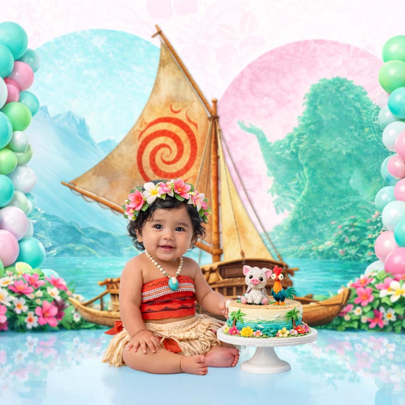 Moana Backdrop - Etsy