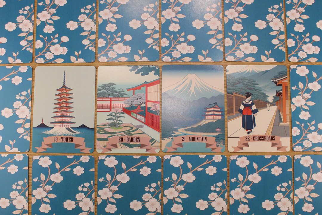 Japanese Lenormand Deck – 36 Minimalist Oracle Cards "poker Size ...