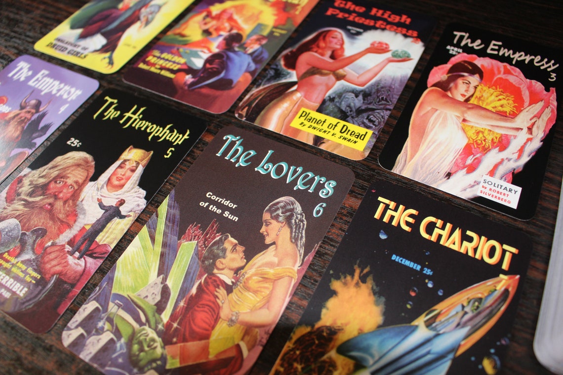 Tarot Deck Based on pulp Fantasy Magazines of the - Etsy