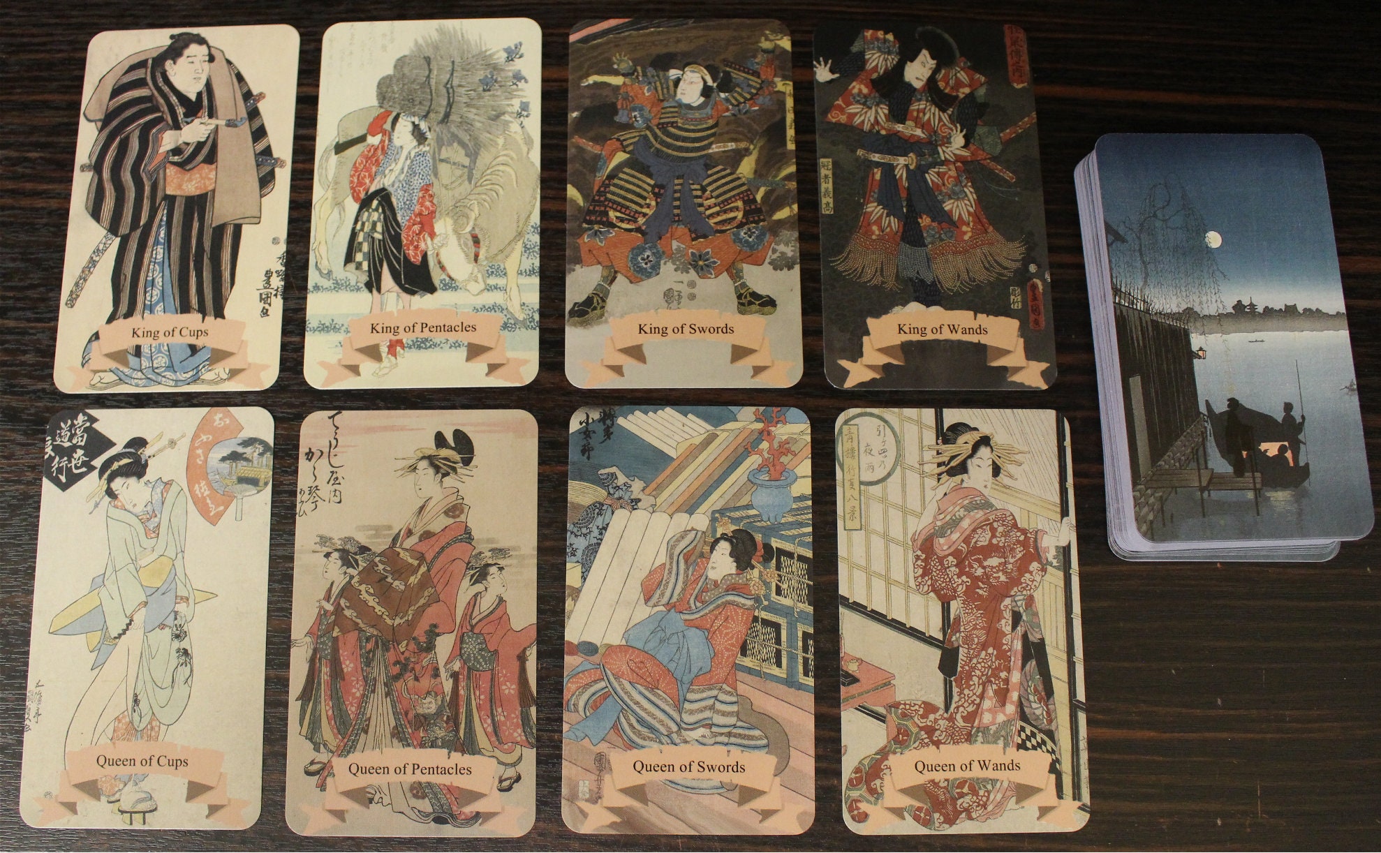 Japanese Tarot Card Deck : 78 Cards Major and Minor Arcana | Etsy