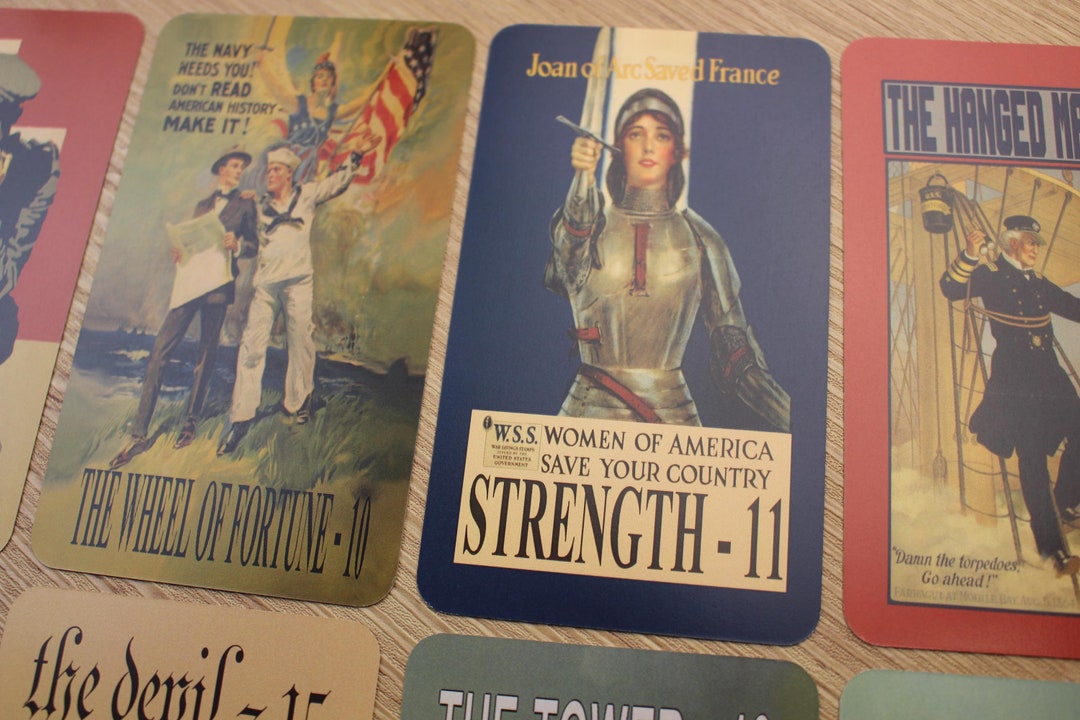 WW1 Tarot Card Deck : With Historic World War One Poster Art - FULL ...