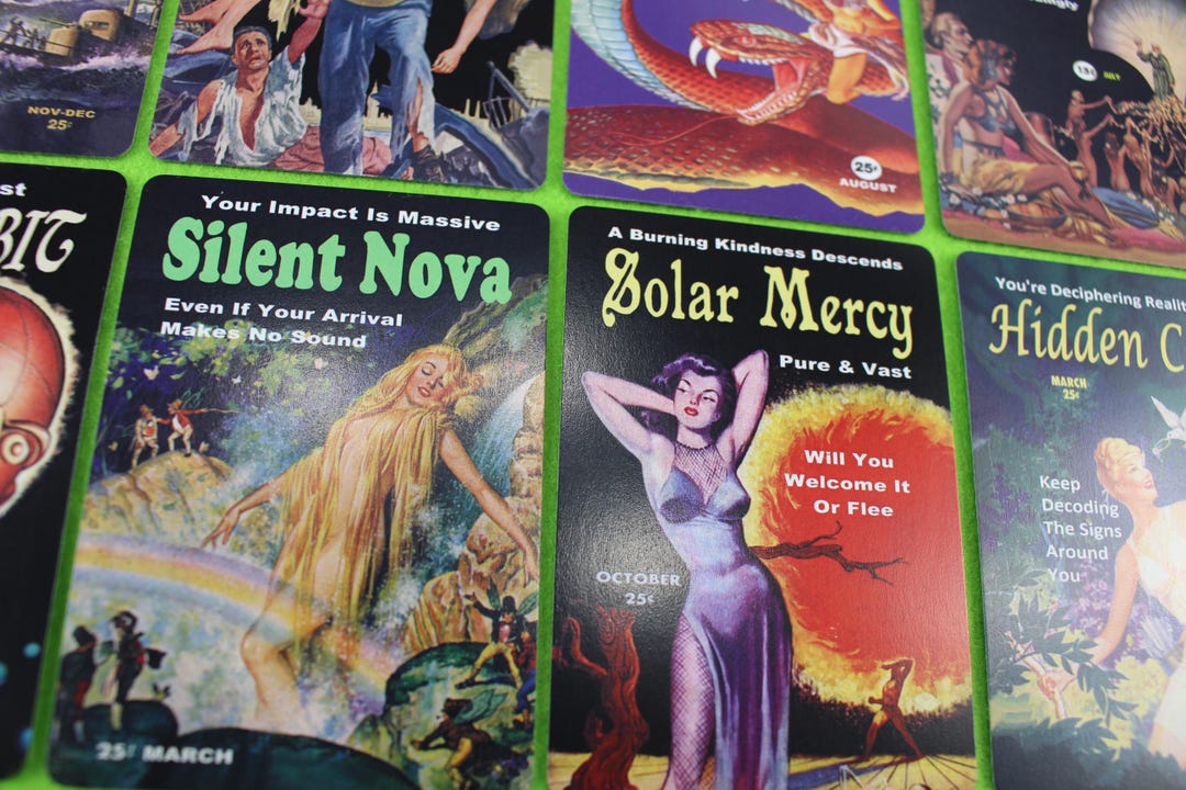 Pulp Fantasy Oracle Cards: Vintage Magazine Art, Daily Guidance Similar ...
