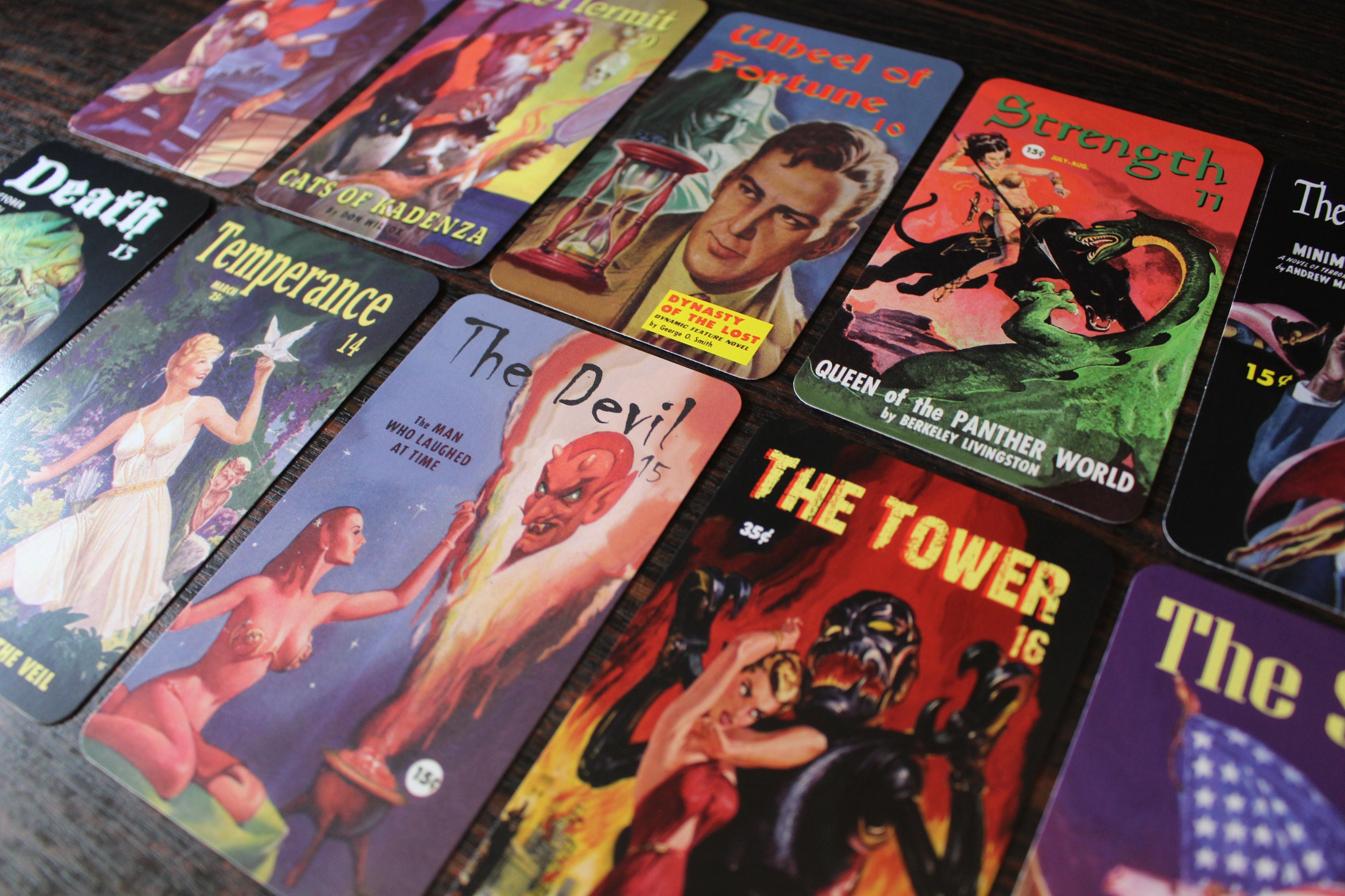Tarot Deck Based on pulp Fantasy Magazines of the - Etsy