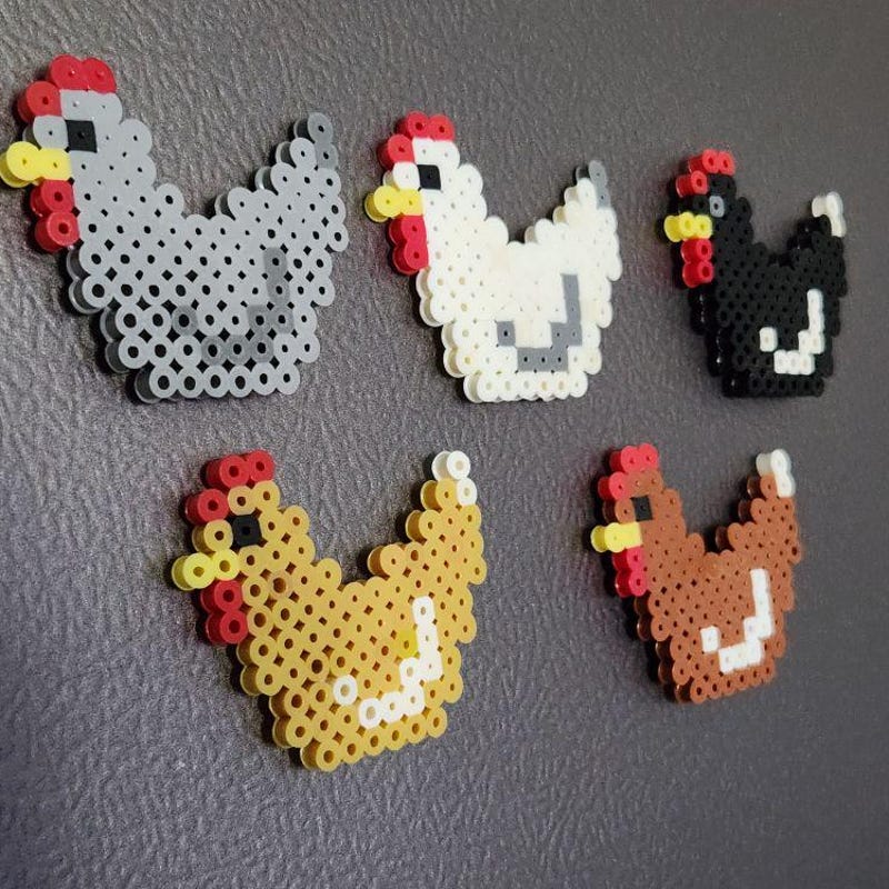 Perler Magnets - Etsy
