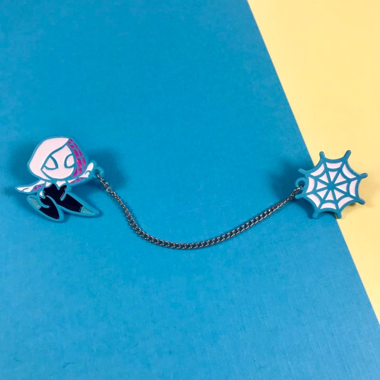 Bitsy Spider Collar Pins - Etsy